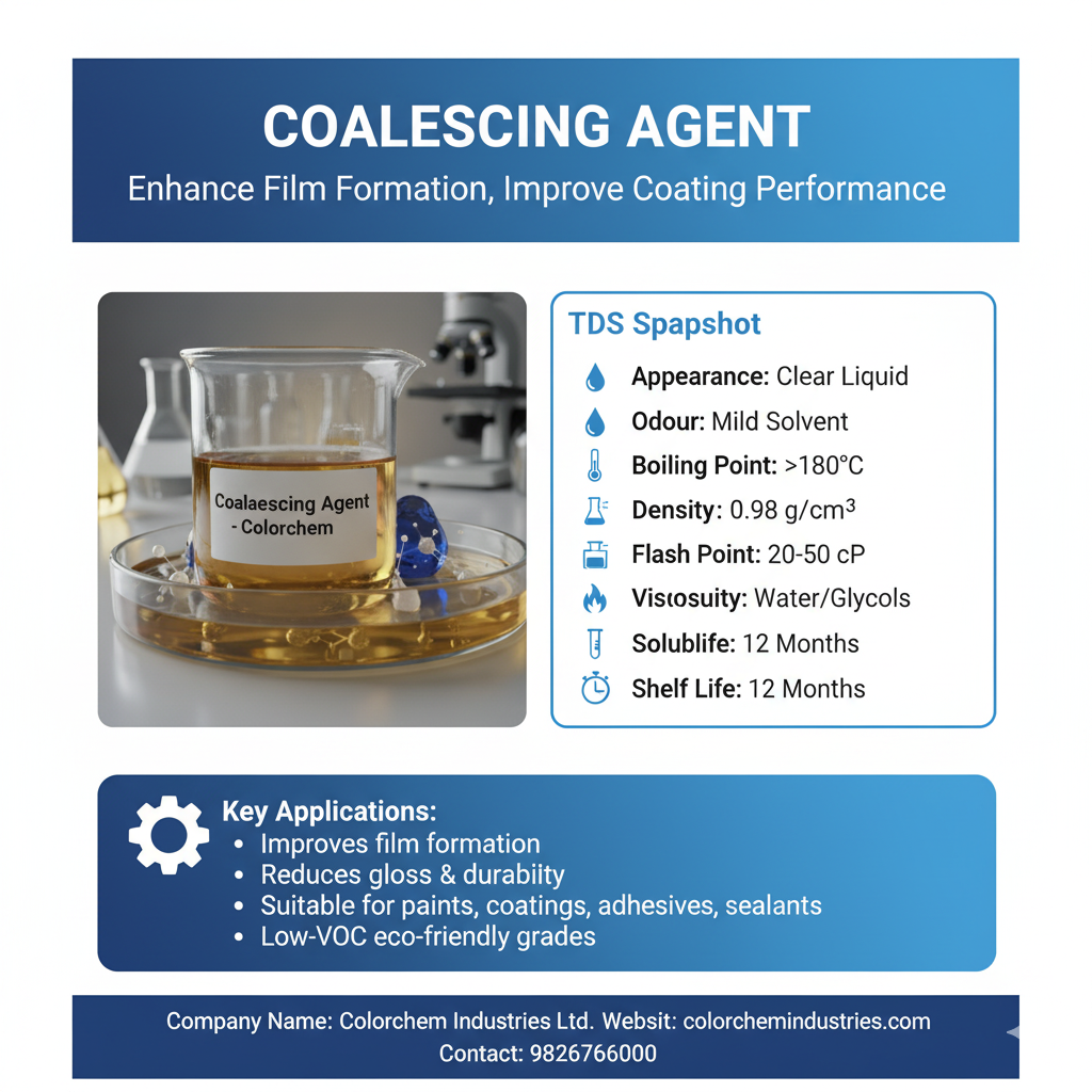 Coalescing agents – Colorchem Industries Ltd.